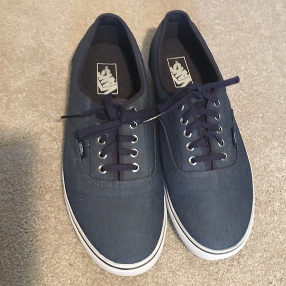 Vans | Shoes | Mens Denim Color Vans | Poshmark